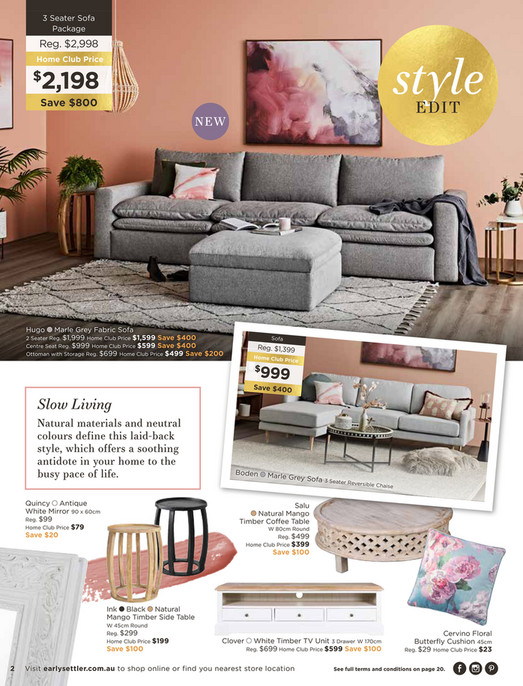 Early Settler - 210007 Home Club Sale Catalogue_275x210_WEB - Page 2-3